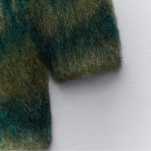 Zara | Tops | Zara Landscape Knit Coat | Poshmark